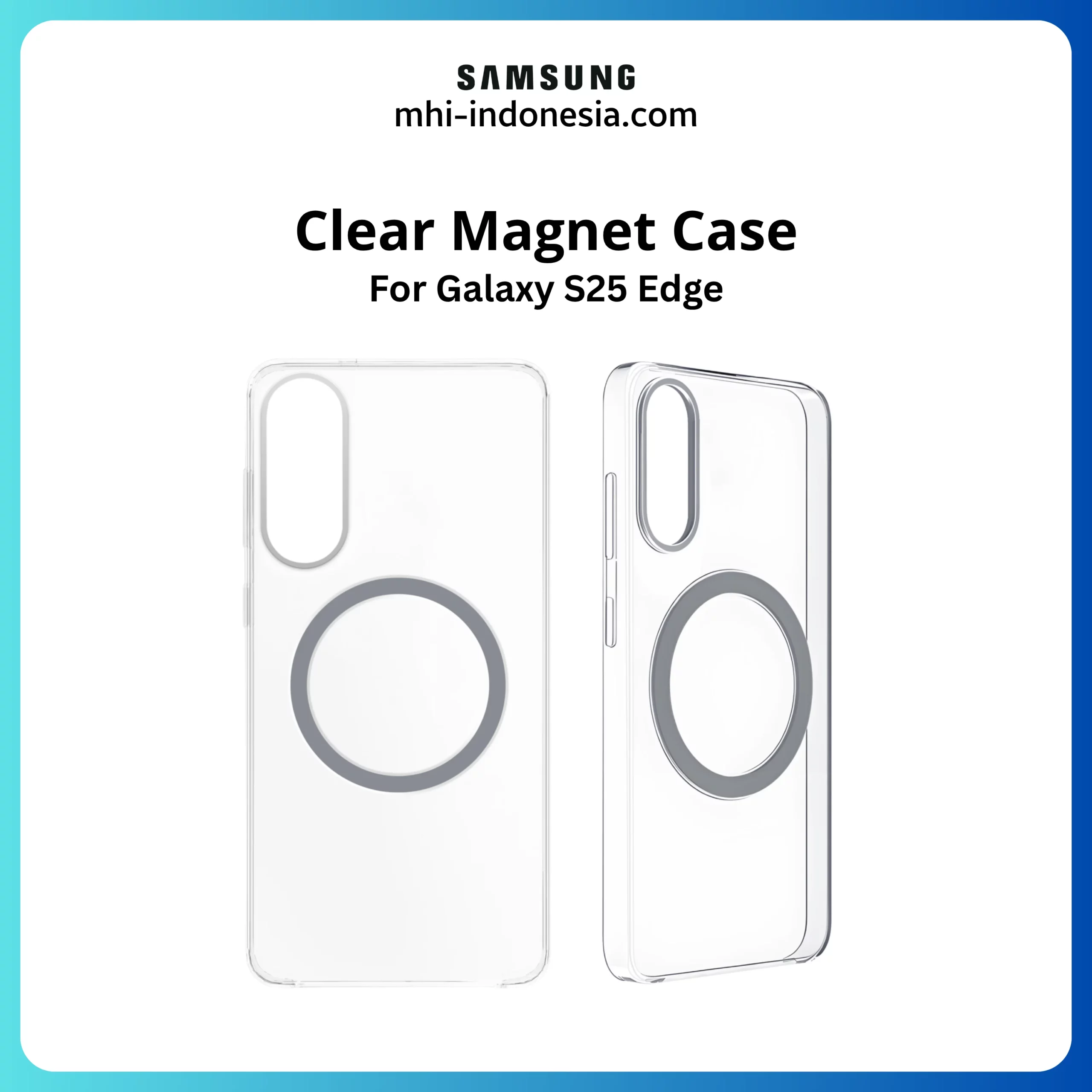 Beli Samsung Galaxy S25 Edge Clear Magnet Case - Harga & Promo Terbaru